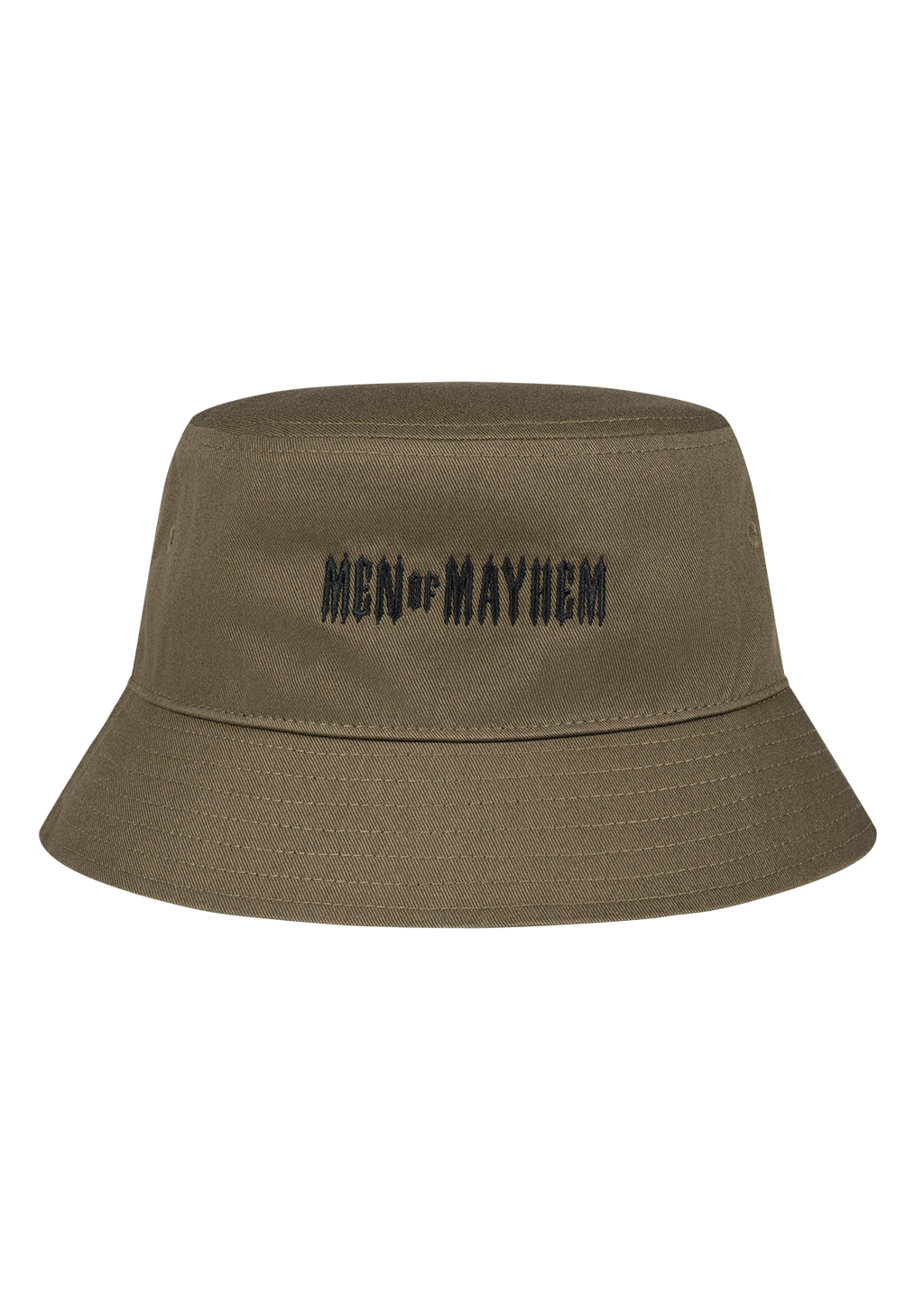 Mayhem Classic K/S Bucket Hat – Khaki Hut mit Logo-Stick