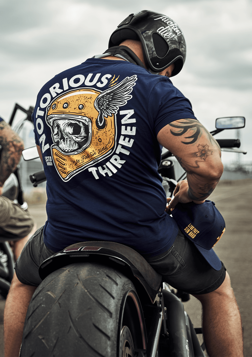 MEN OF MAYHEM I Männer I T-Shirt Deathwing N/G navy