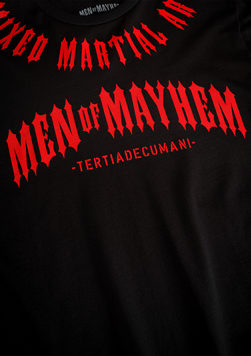MEN OF MAYHEM I Männer I T-Shirt Mayhem Fight Team S/R - MMA Schriftzug