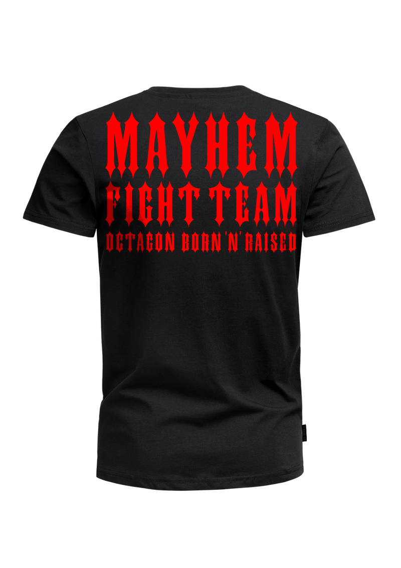 MEN OF MAYHEM I Männer I T-Shirt Mayhem Fight Team S/R - MMA Schriftzug