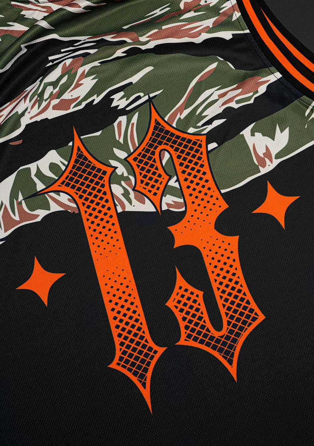 Tank Top Mesh Tiger Camo | Basketball Jersey | MEN OF MAYHEM