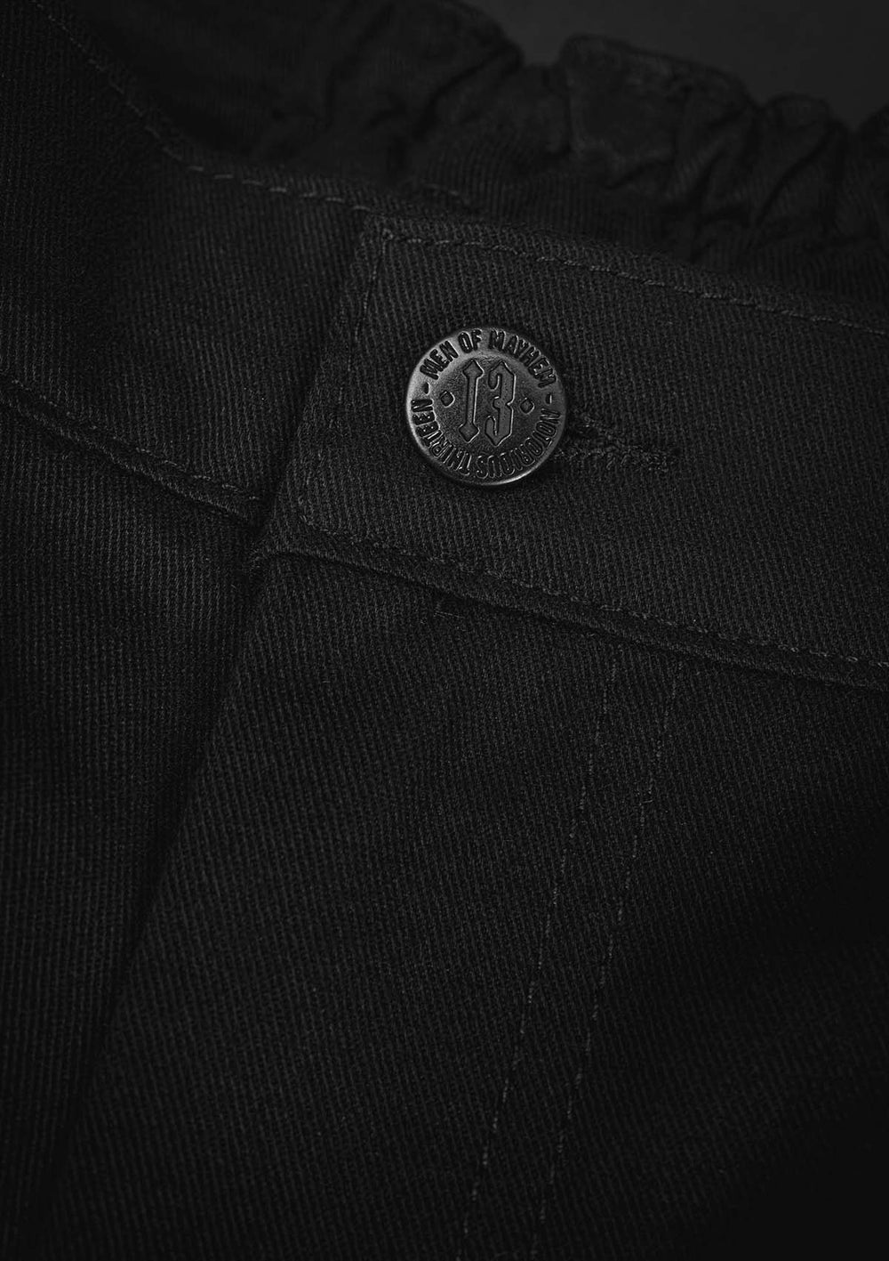 MEN OF MAYHEM I Männer Cargohose Rough Schwarz/black