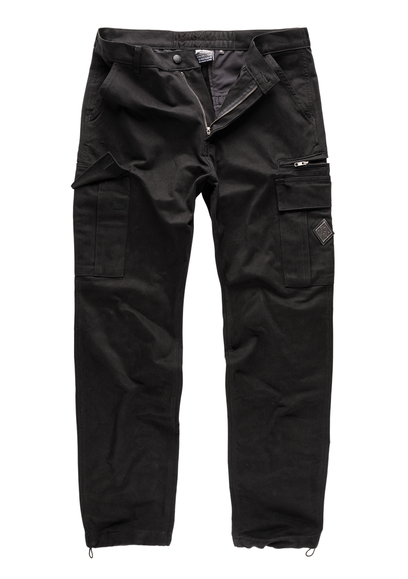 MEN OF MAYHEM I Männer I Cargohose Rough Schwarz/black